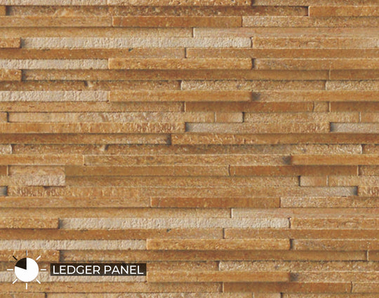 Desert Gold: Natural Stone Wall Covering Designs