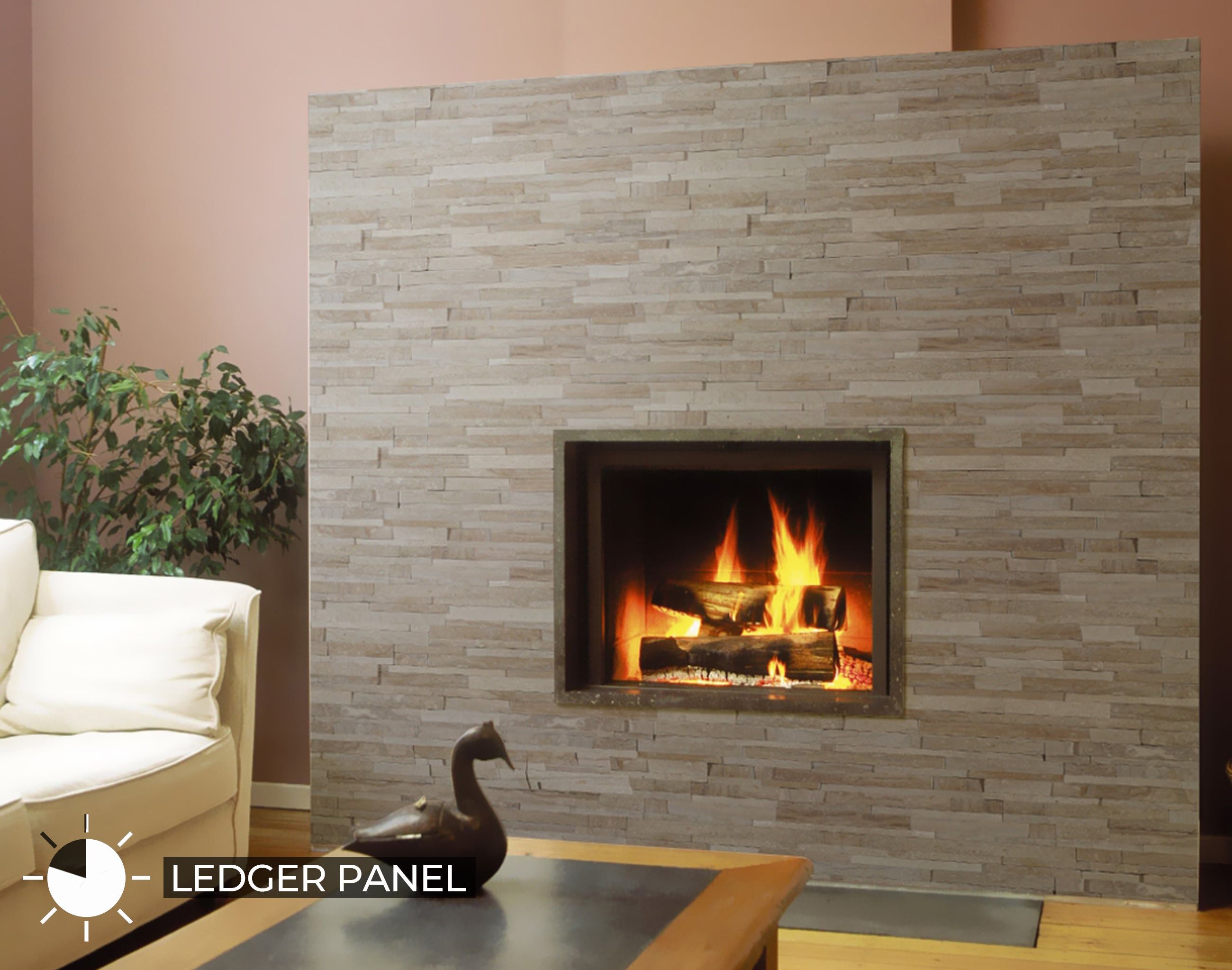 Silky Beige: Best Wall Covering for Fireplaces & Living Areas
