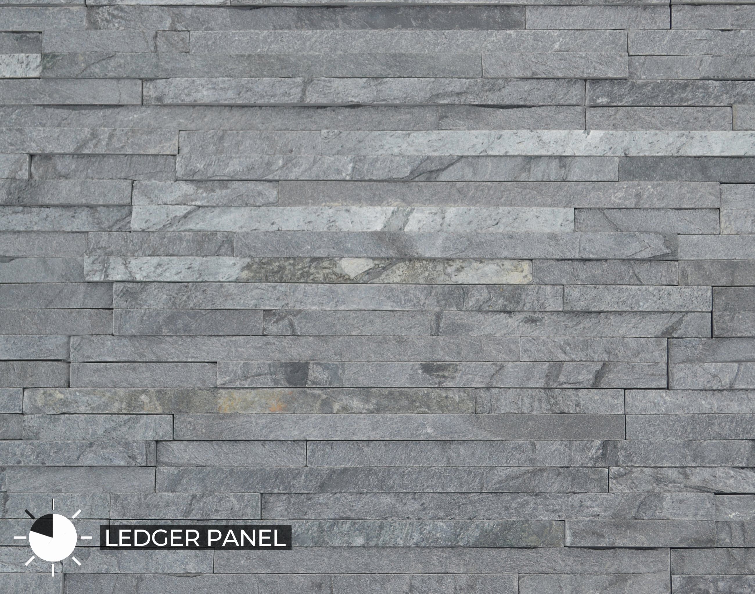 Best Silver Grey Interior Stone Wall Covering Design